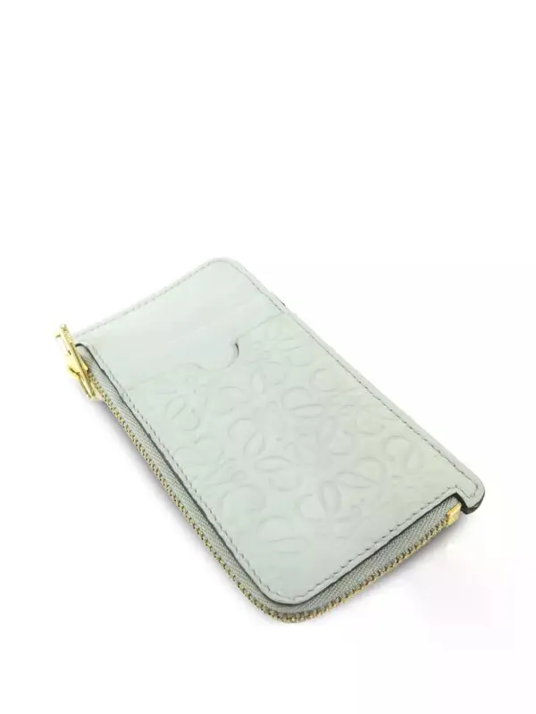Loewe Anagram-embossed Card Holder - Blue