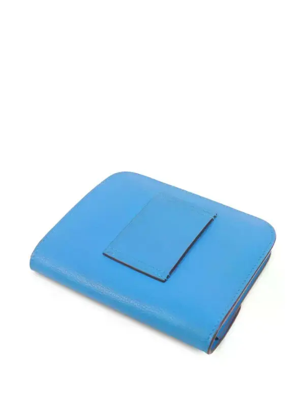 Hermès Constance Slim Wallet - Blue