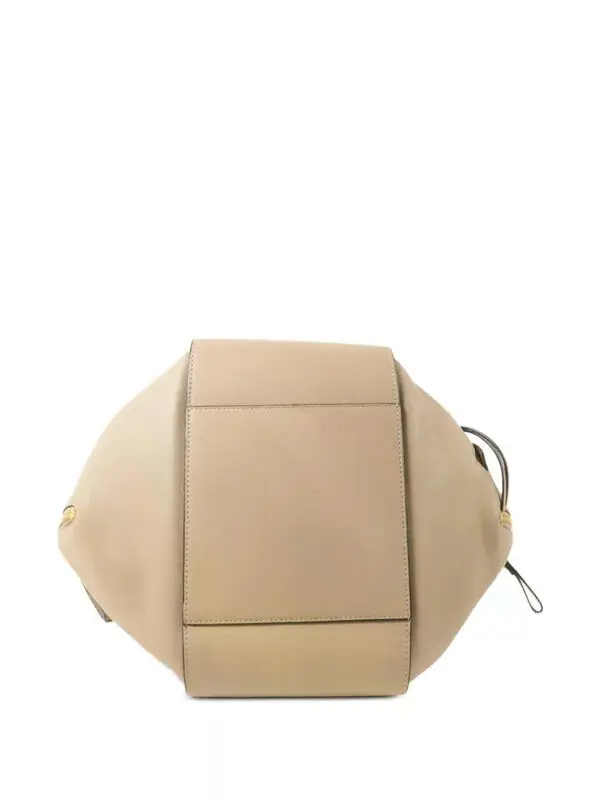 Loewe Hammock Leather Shoulder Bag - Neutrals