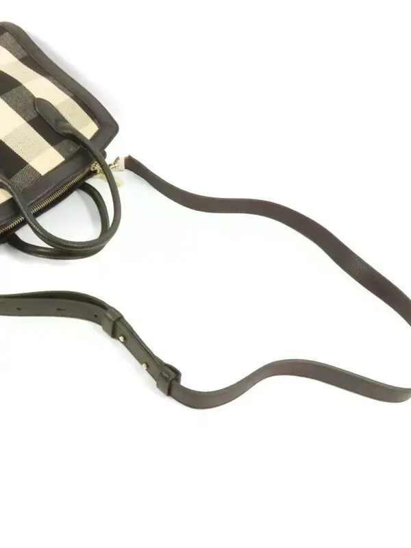 Kate Spade New York Check-pattern Leather-trim Shoulder Bag