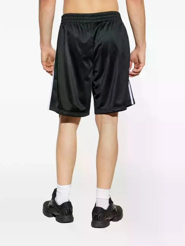 Adidas Logo-embroidered Side-stripe Shorts