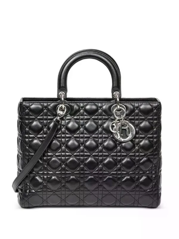 Dior Lady Tote Bag - Black