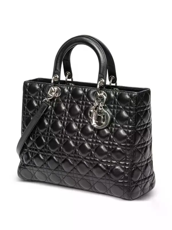 Dior Lady Tote Bag - Black
