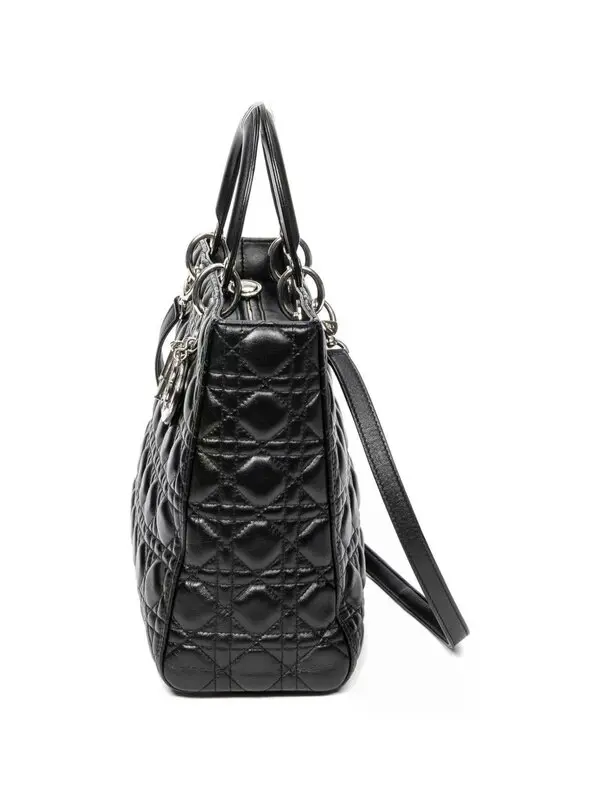 Dior Lady Tote Bag - Black