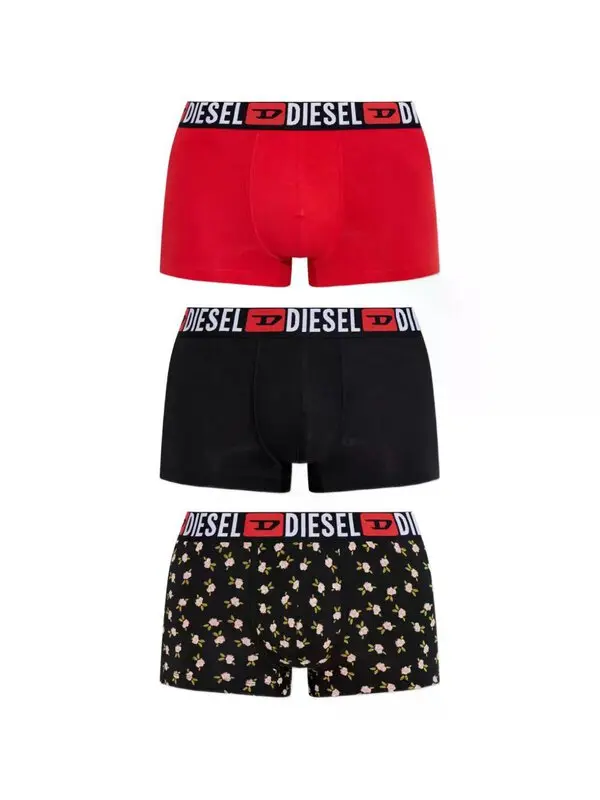 DIESEL® Logo-waistband Three-pack Boxer