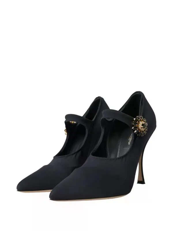 Dolce & Gabbana Mary Jane Crystal-embellished Pumps