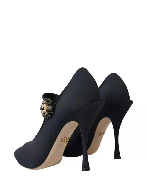 Dolce & Gabbana Mary Jane Crystal-embellished Pumps