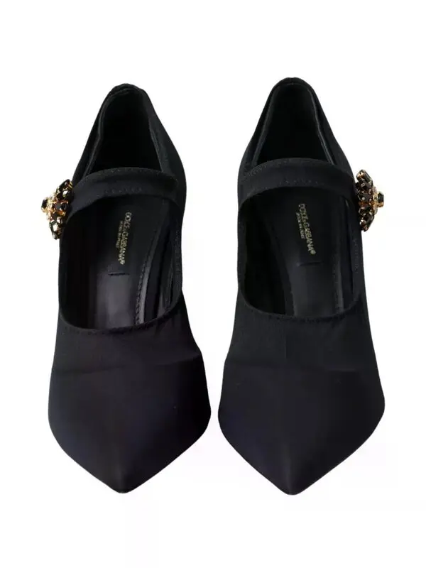 Dolce & Gabbana Mary Jane Crystal-embellished Pumps