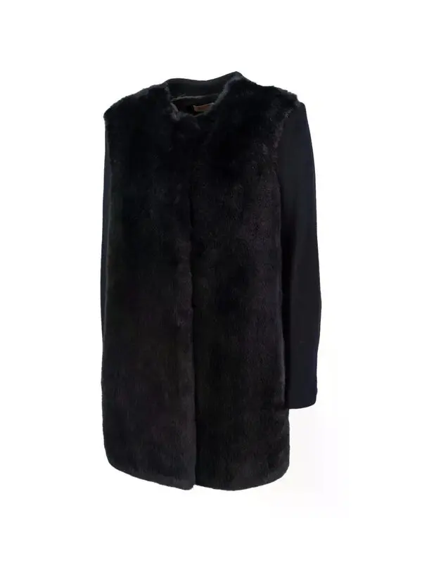 FALCONERI Faux-fur Panel Coat