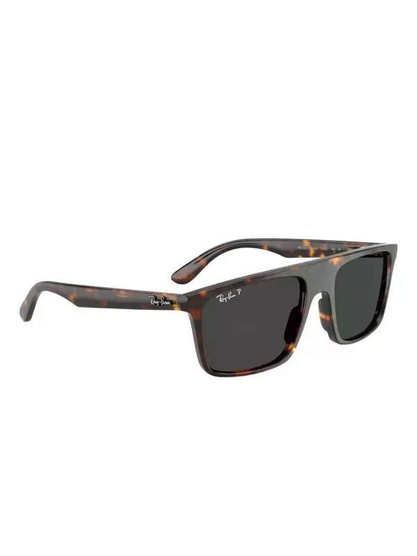 Ray-ban Shield Frame Tortoiseshell Sunglasses