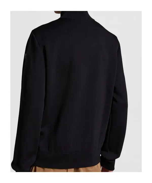 Moncler Padded Zip-up Jacket With Knitted Sleeves