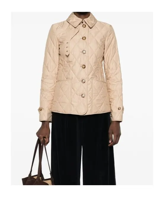 Burberry Quilted Buttoned Jacket