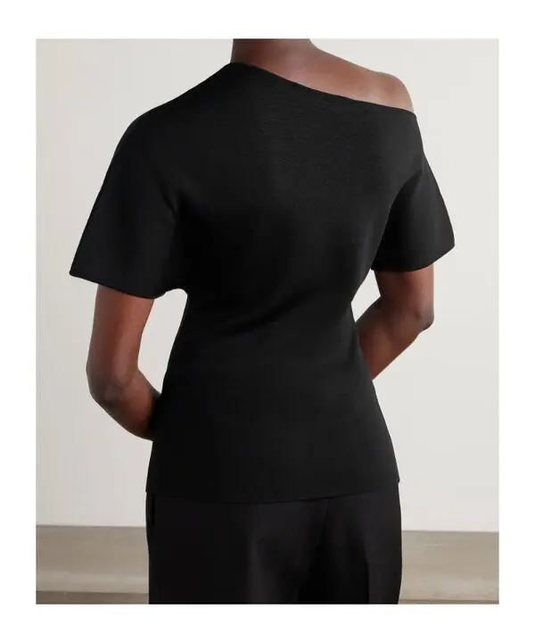 RÓHE Asymmetrical Jersey T-shirt