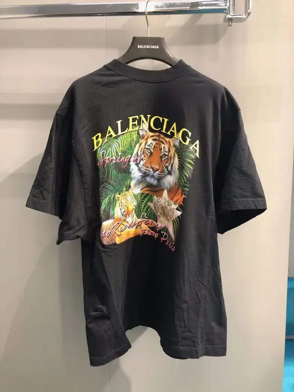 Balenciaga Tiger Printed T-shirt