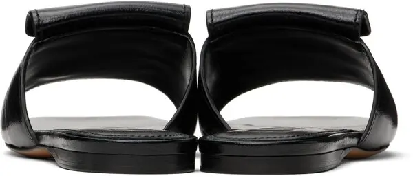 Marni Leather Sandals With Logo-engraved Hardware