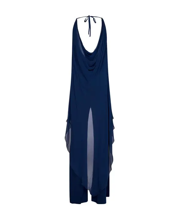 Alberta Ferretti Logo Jumpsuit