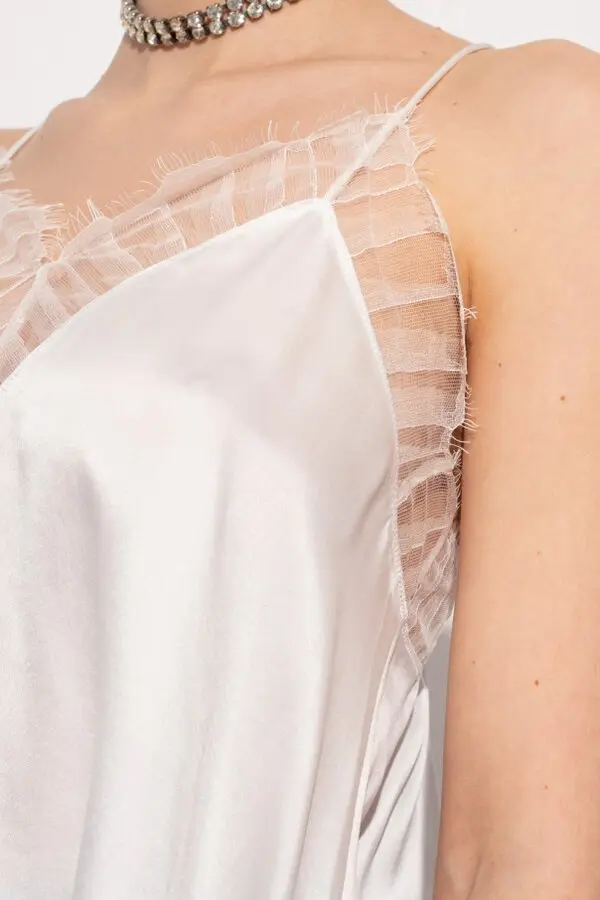 IRO PARIS Glistening Lace Embellished Top