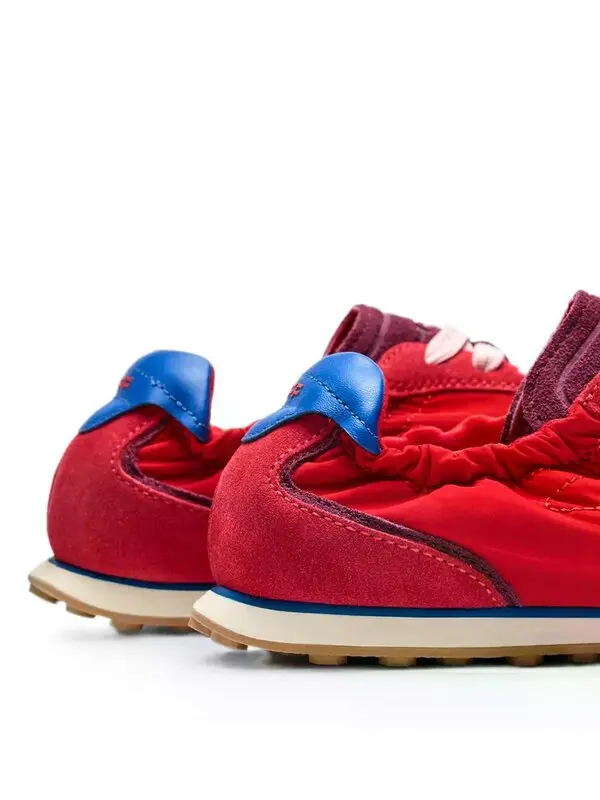 HOFF Panelled Suede-trimmed Sneakers - Red