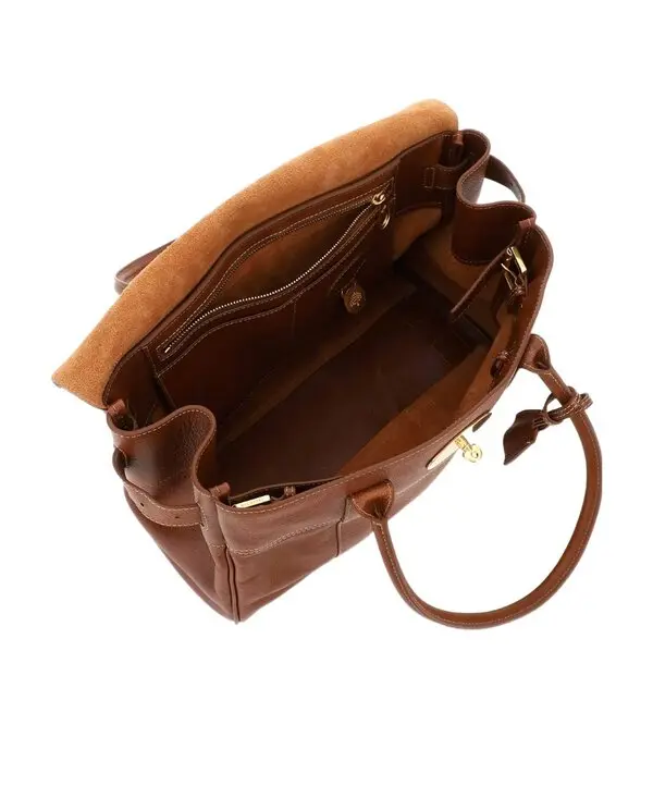 Mulberry Tonal Stitched Tote Bag