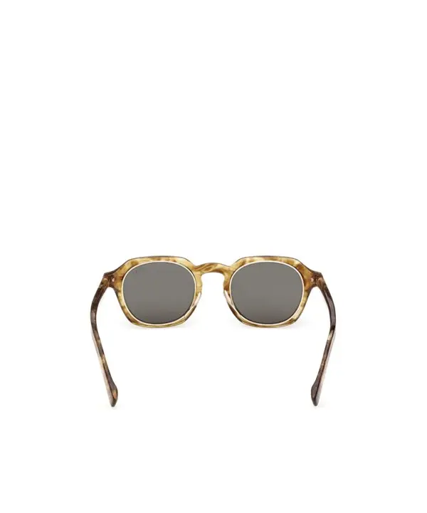 Zegna Geometric Frame Sunglasses