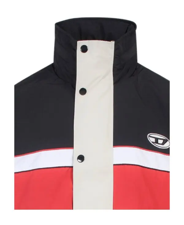 DIESEL® Color-block High-neck Jacket