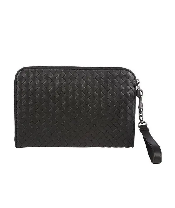 Bottega Veneta Intrecciato Document Case - Black