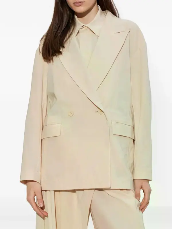 Issey Miyake Looped Double-breasted Blazer