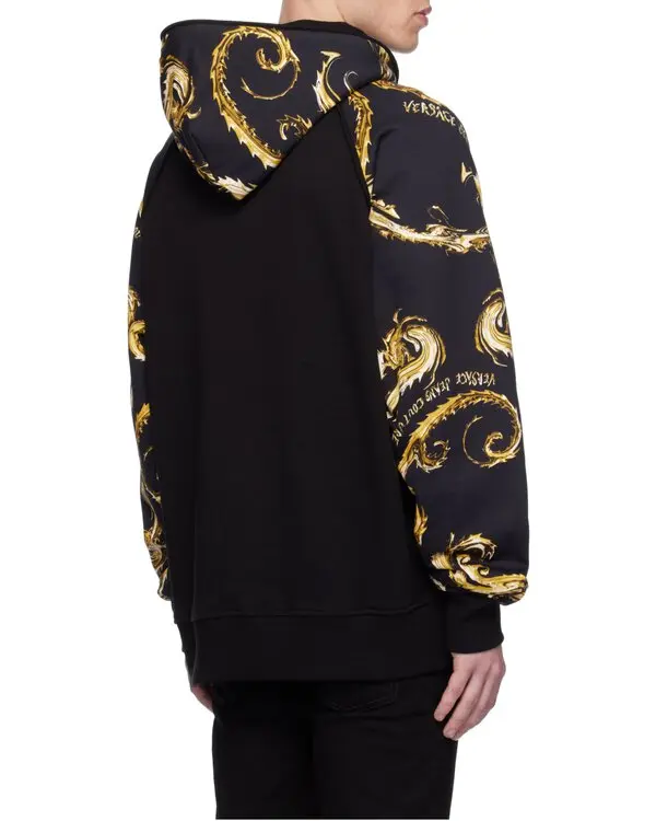 Versace Baroque Print Hooded Sweatshirt