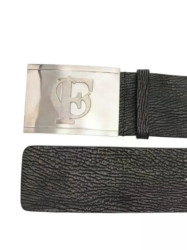 Gianfranco Ferre Logo Plaque Belt