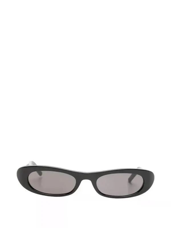 Saint Laurent Oval-frame Sunglasses - Black