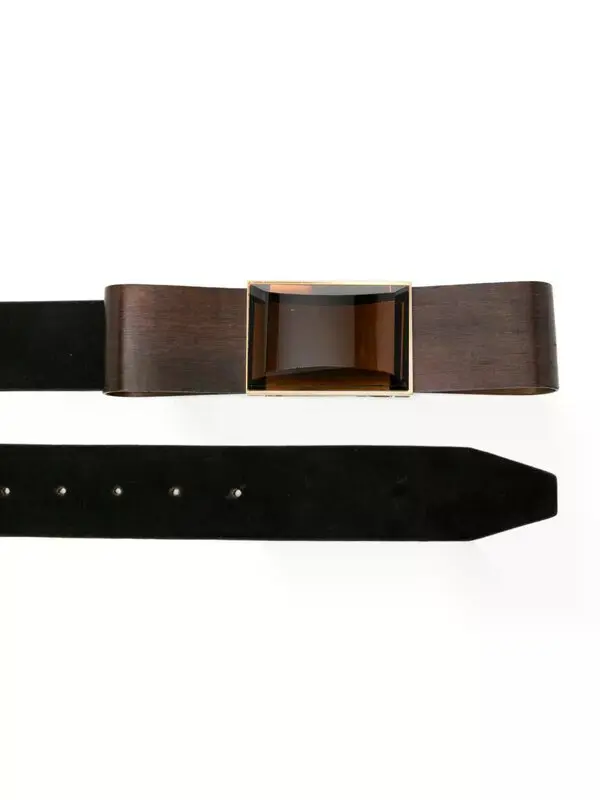 Gianfranco Ferre Bow Detail Buckle Belt