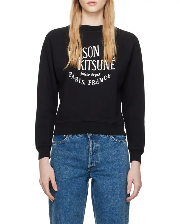 Maison Kitsuné Printed Crewneck Sweatshirt