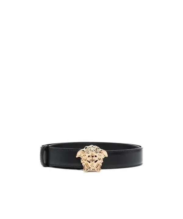 Versace Medusa Buckle Belt - Black