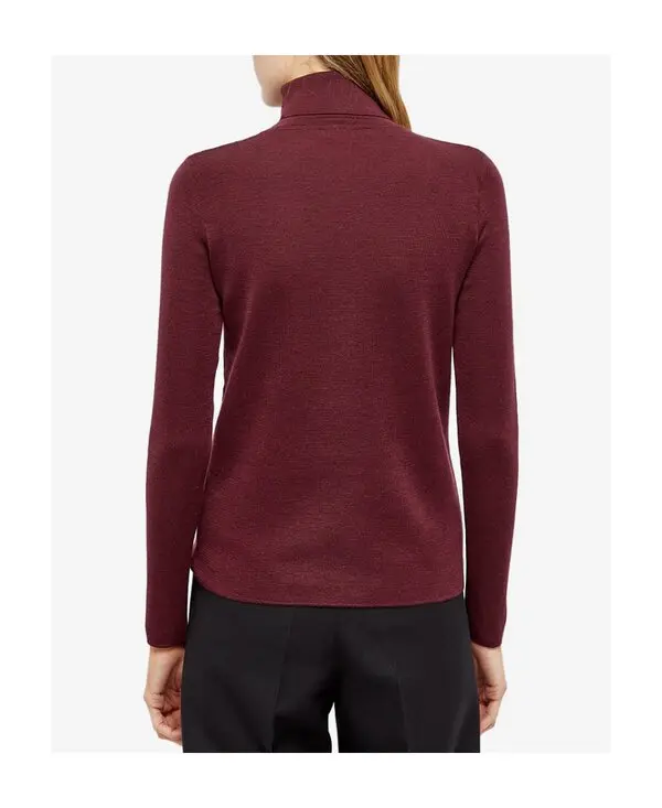 Maison Kitsuné Logo-appliqué Knitted High Neck Top