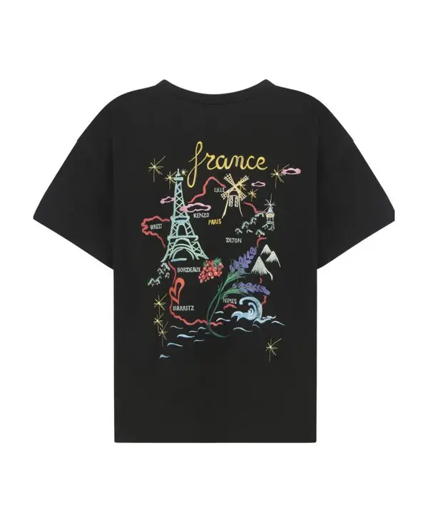 Kenzo Relaxed Reversible T-shirt "france Japan