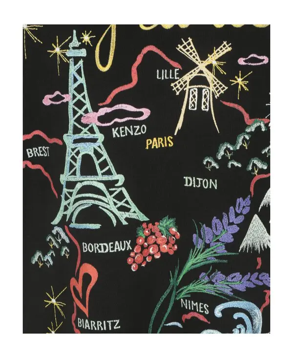 Kenzo Relaxed Reversible T-shirt "france Japan