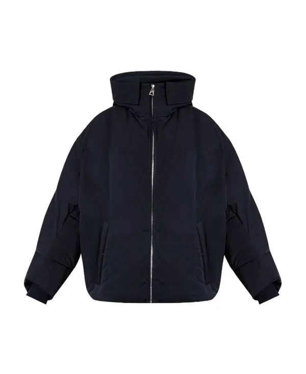 Bottega Veneta Zip Up Cotton Jacket - Black