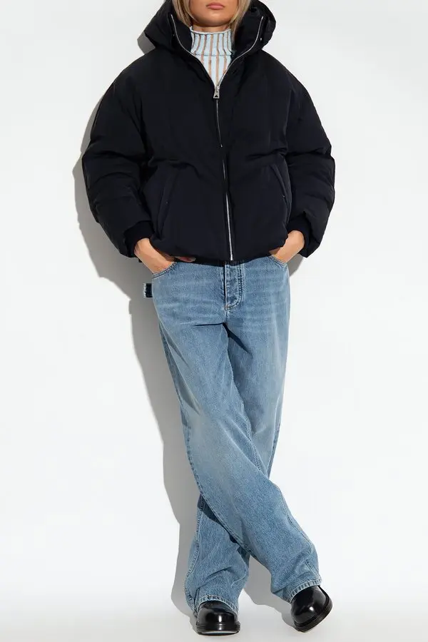 Bottega Veneta Zip Up Cotton Jacket