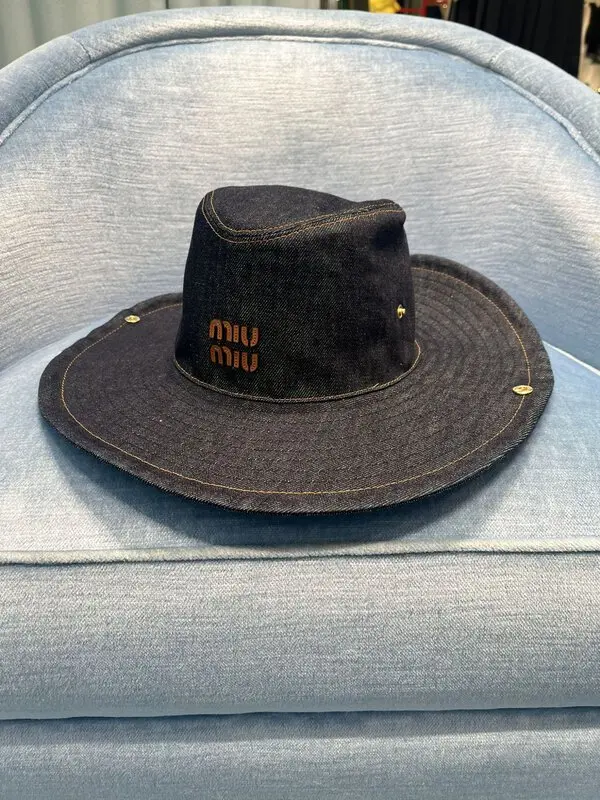 Miu Miu Denim Cowboy Hat