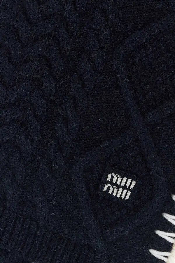 Miu Miu Maglia Aran Scarf
