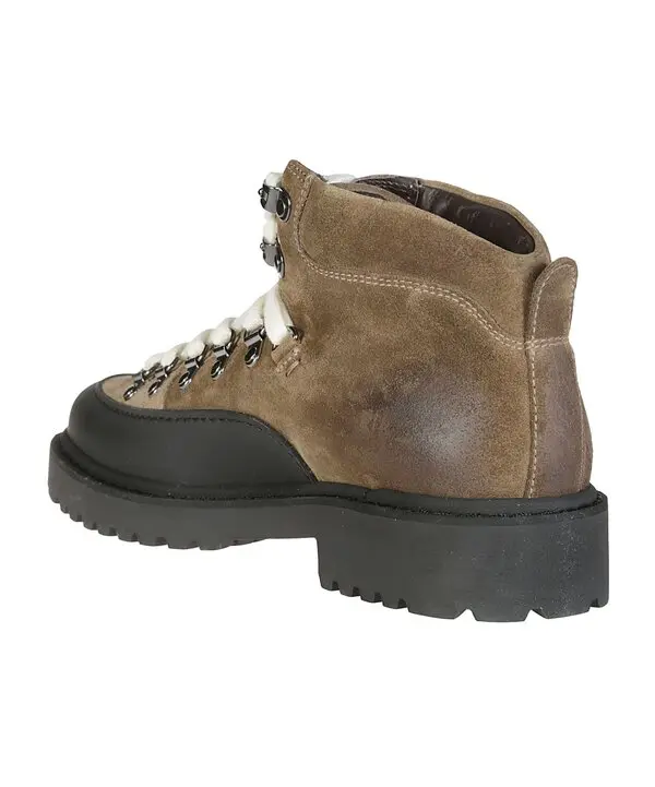 DOUCAL'S Suede Lace-up Hiking Boots