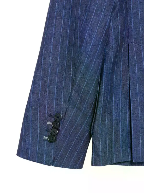 DANIELE ALESSANDRINI Pinstripe-pattern Notched-lapel Jacket