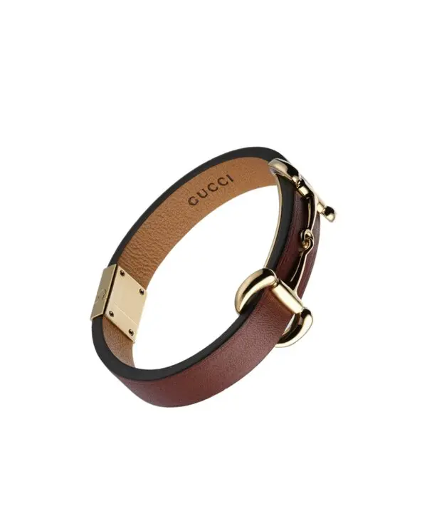 Gucci Horsebit Bracelet - Brown