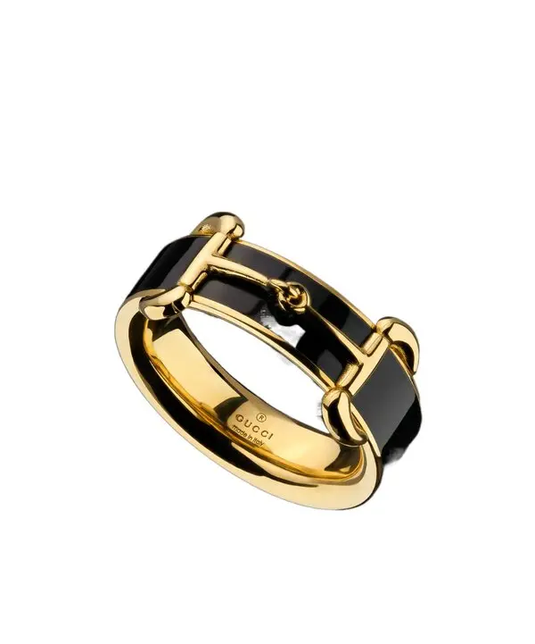 Gucci Horsebit Enamel Ring