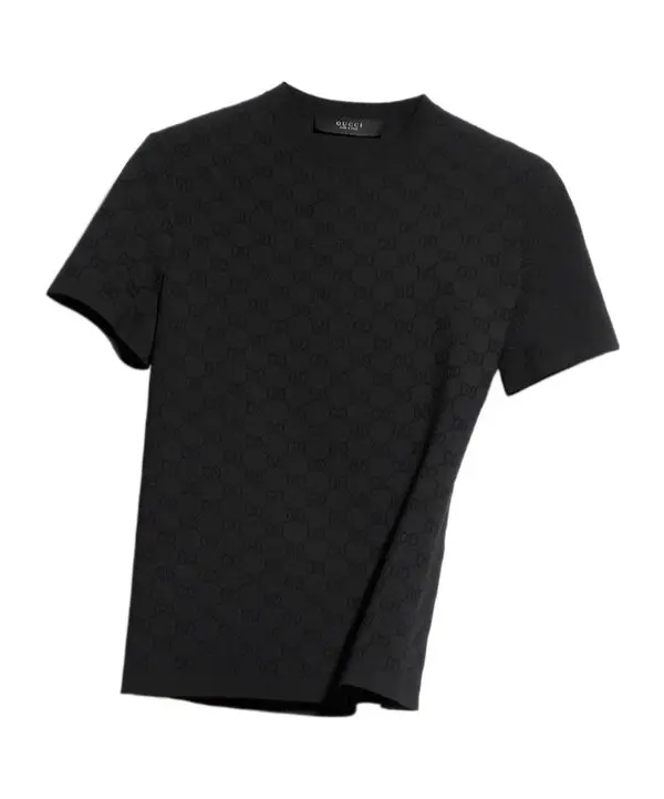 Gucci Monogram Knit T-shirt