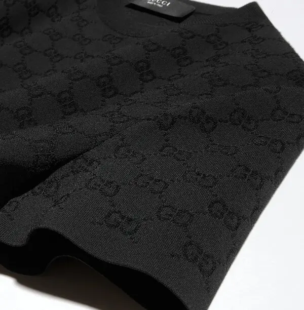 Gucci Monogram Knit T-shirt