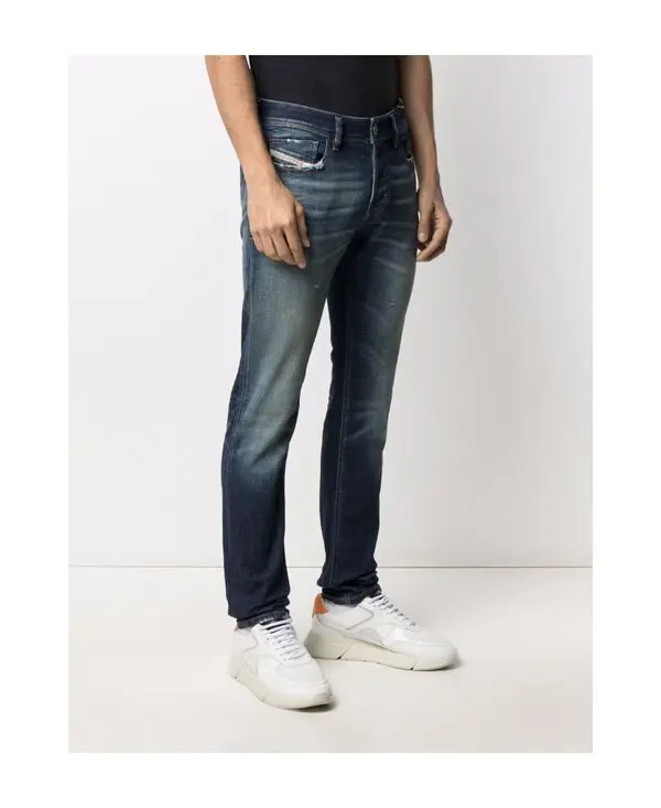 DIESEL® Faded Skinny Jeans - Black