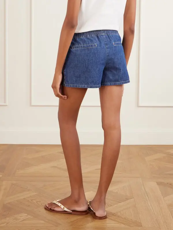 Valentino Garavani Drawstring Denim Shorts