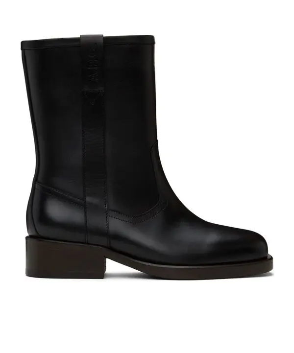 A.p.c. Round Toe Ankle Boots