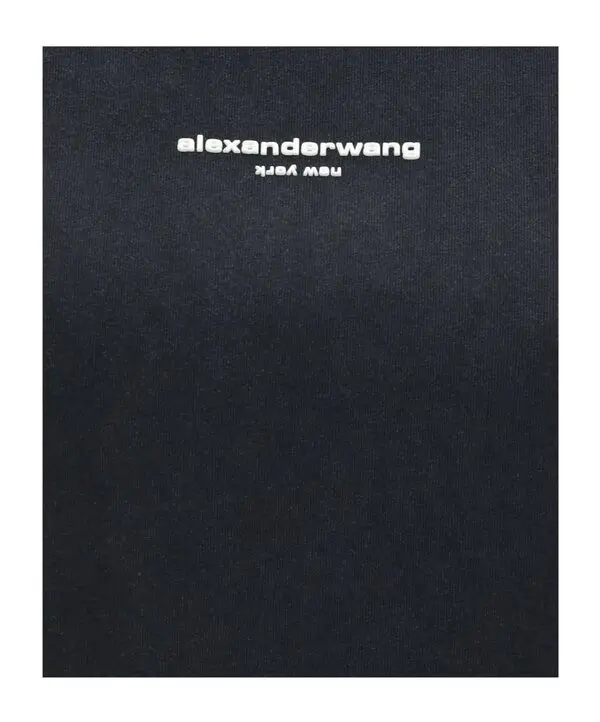 Alexander Wang Logo Cropped T-shirt